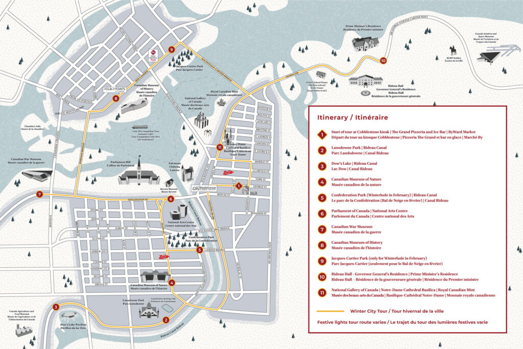 Map & Attractions - Cobblestone tours